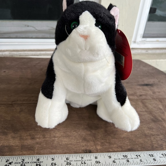 Russ Berrie | Other | Russ Berrie Cat Plush Puppet Sydney Black White ...